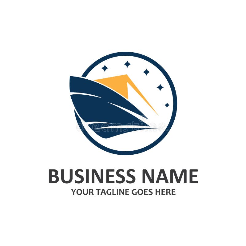 Speed Boat Logo Design Idea Stock Illustrations – 500 Speed Boat Logo ...