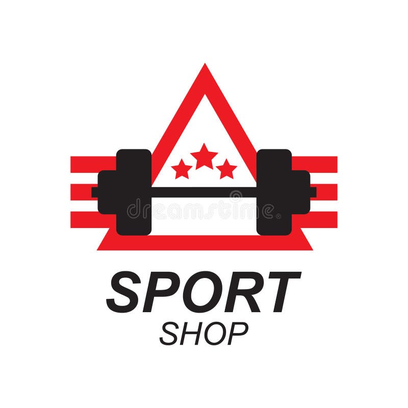 Vector Logo of a Sports Goods Store Stock Vector - Illustration of ...