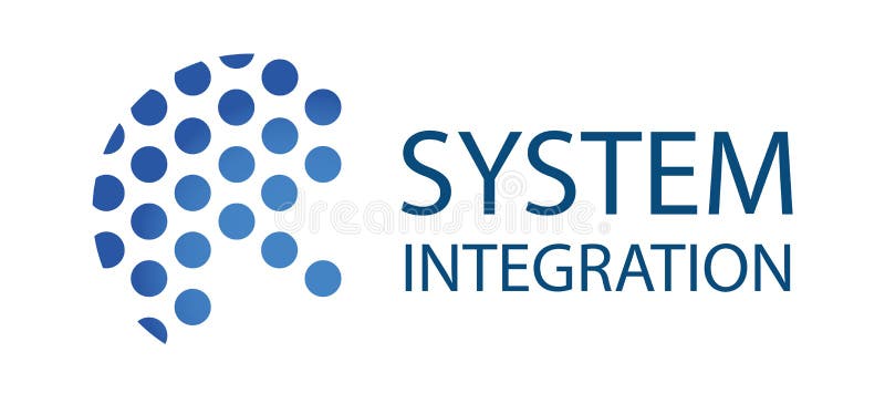 Vector Logo of a System Integration Company Stock Illustration ...