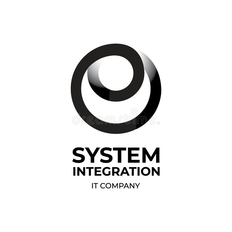 Vector Logo of a System Integration Company Stock Vector - Illustration ...