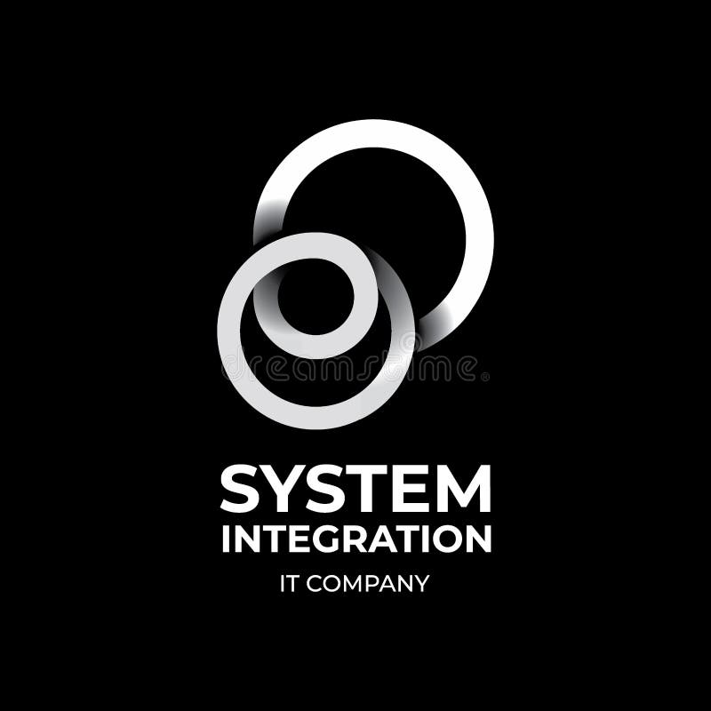 Vector Logo of a System Integration Company Stock Vector - Illustration ...