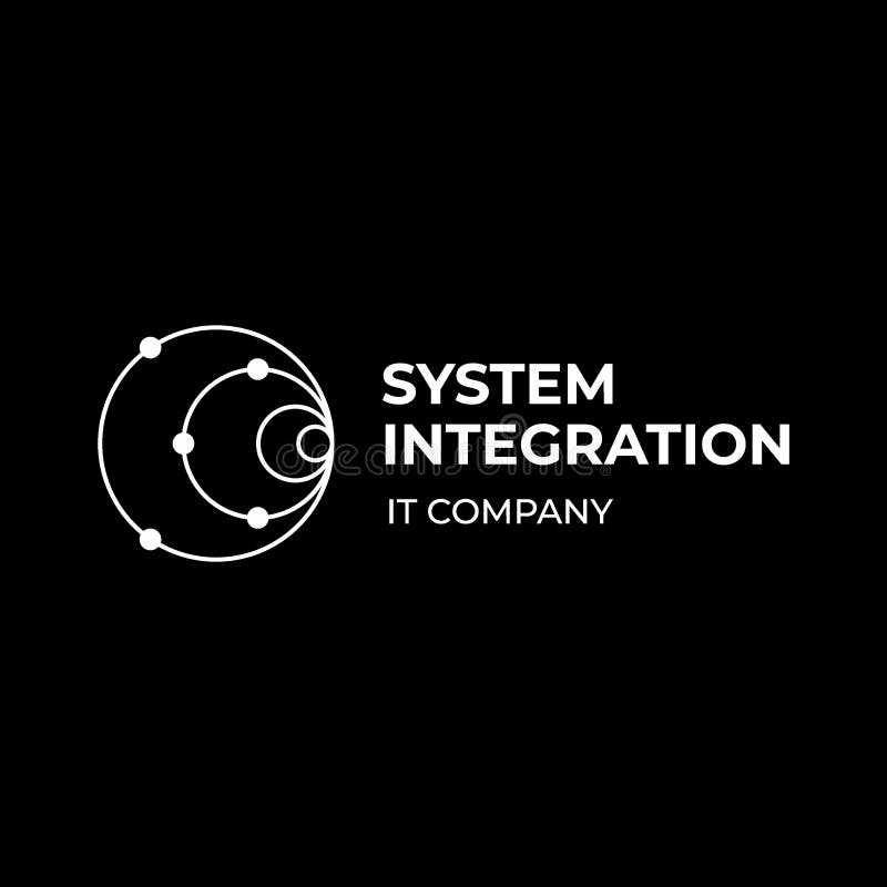 Vector Logo of a System Integration Company Stock Vector - Illustration ...