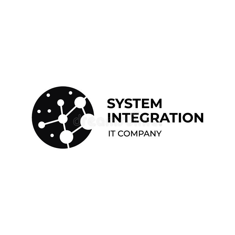 Vector Logo of a System Integration Company Stock Vector - Illustration ...