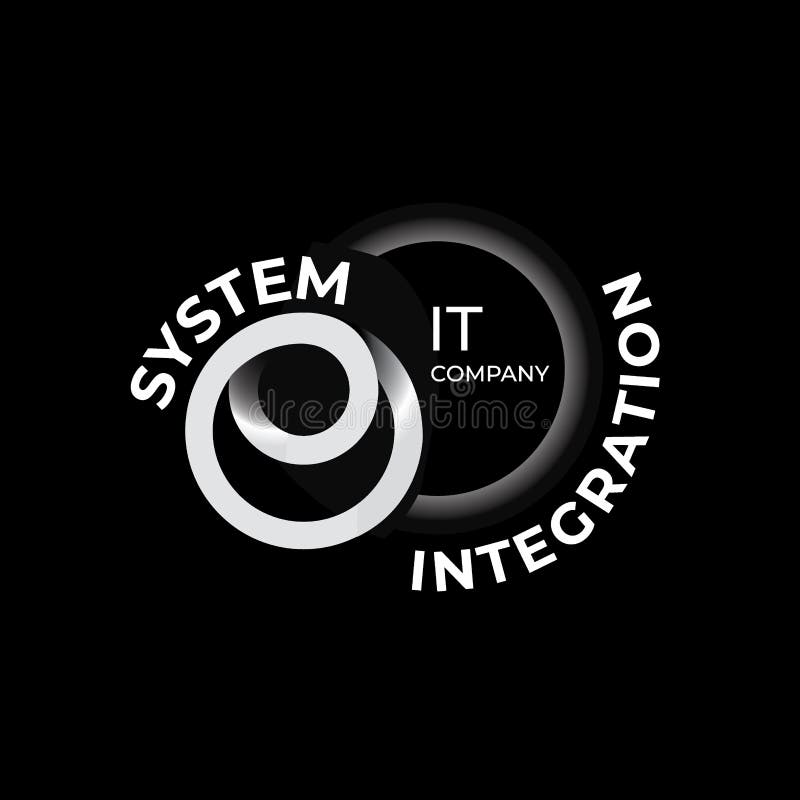 Vector Logo of a System Integration Company Stock Vector - Illustration ...