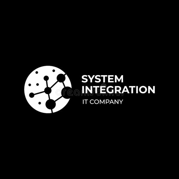 Vector Logo of a System Integration Company Stock Vector - Illustration ...