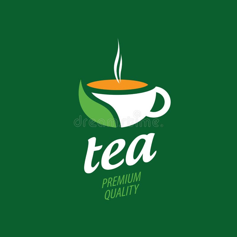 Vector logo tea stock vector. Illustration of drawing - 126239942