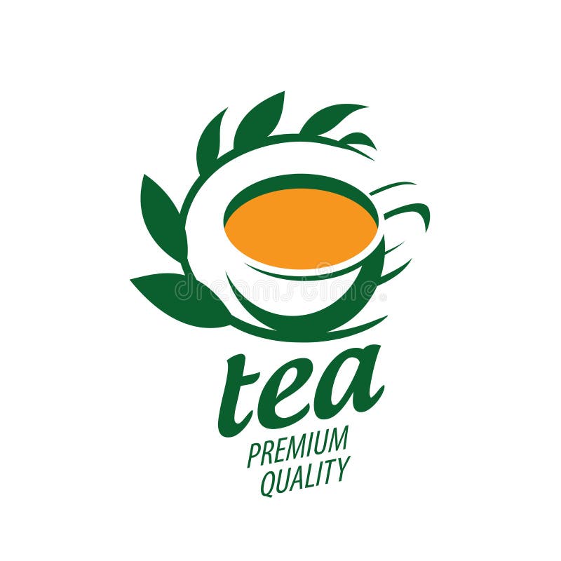 Vector logo tea stock vector. Illustration of business - 126240030