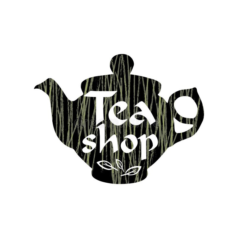 Vector Logo of a Tea Shop and Cafe Stock Illustration - Illustration of ...