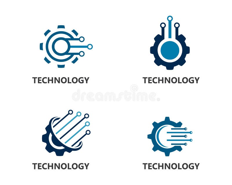 Vector Logo Technology stock vector. Illustration of information ...
