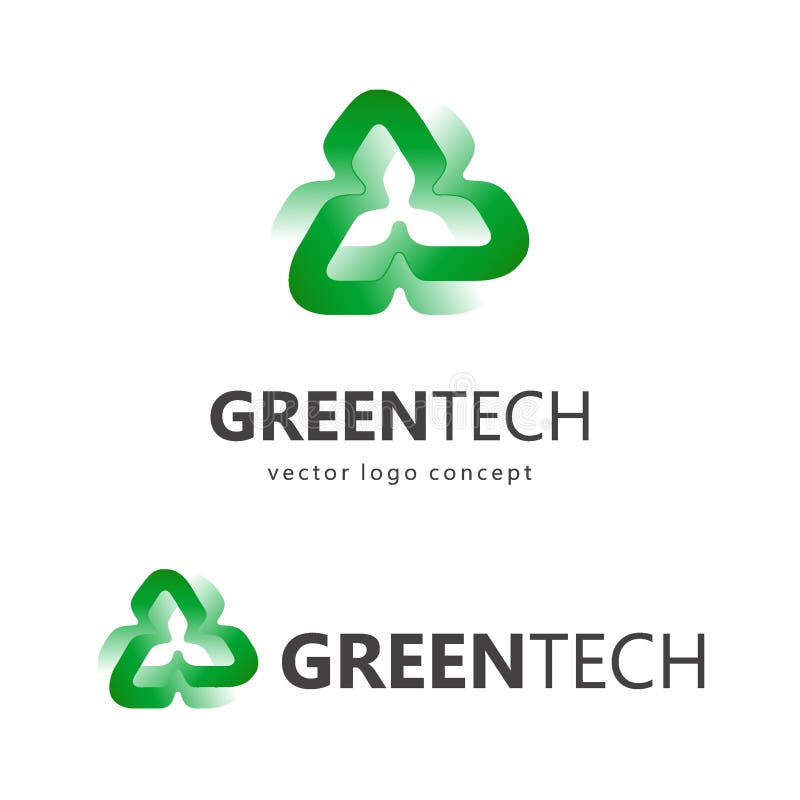 Vector Logo Template. Eco Technology, Green Tech, Green Energy Stock ...