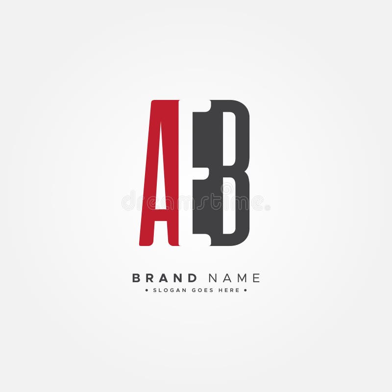 Vector Logo Template for Initials AEB - Simple Alphabet Letters Logo ...
