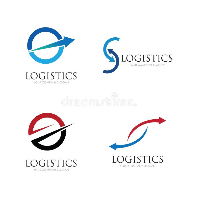 Vector Logo Template for Logistics and Delivery Company Stock Vector ...