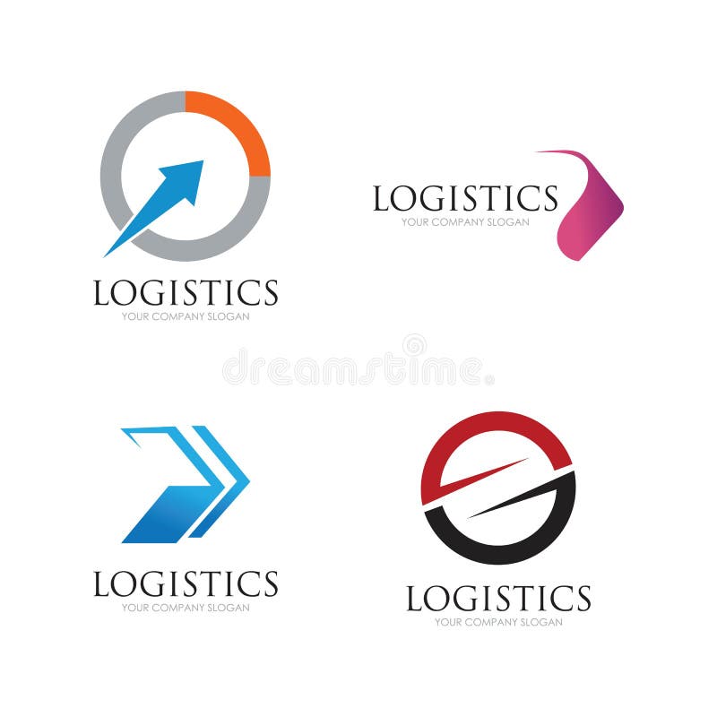 Vector Logo Template for Logistics and Delivery Company Stock Vector ...