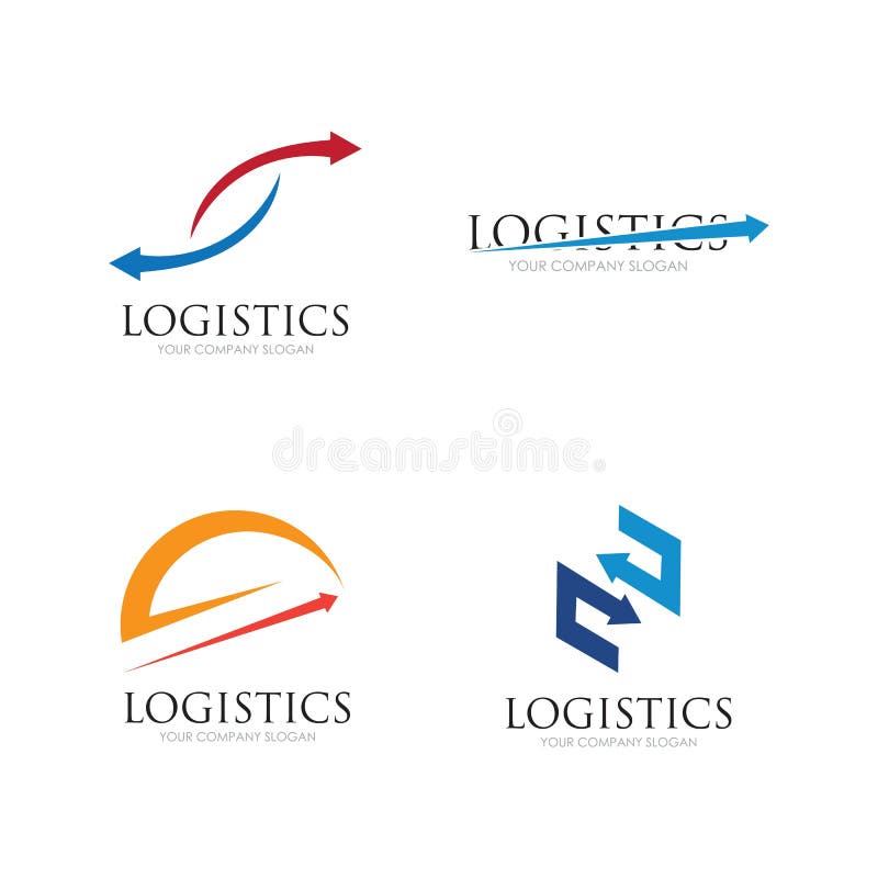 Vector Logo Template for Logistics and Delivery Company Stock Vector ...