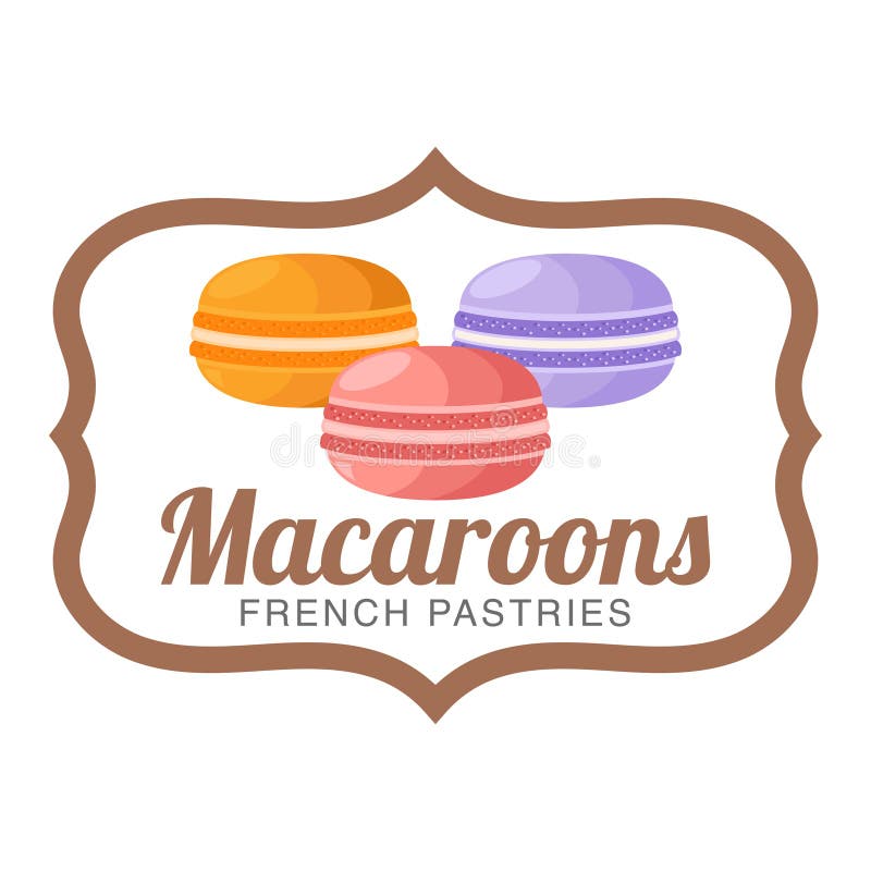 Vector Logo Template of Macaroons for Bakery Shop, Pastry Shop ...