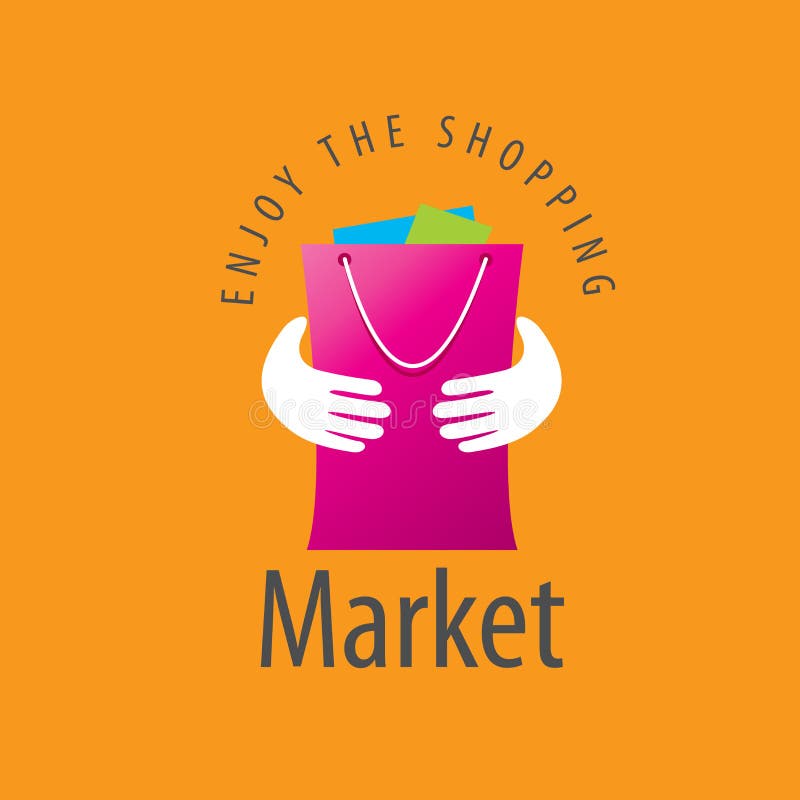 Vector shopping logo stock vector. Illustration of logo - 126240411