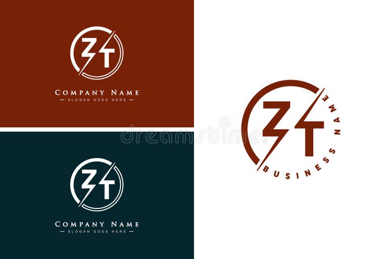ZT Vector Logo Template - Simple Icon for Initial Letter Z and T ...