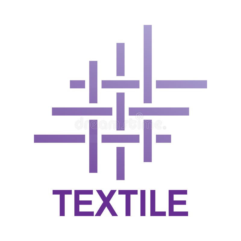 Vector Logo of Textile Fabric and Sewing Stock Illustration ...