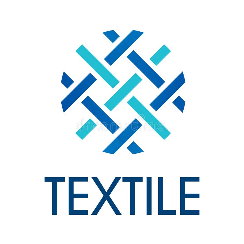 Vector Logo of Textile Fabric and Sewing Stock Illustration ...
