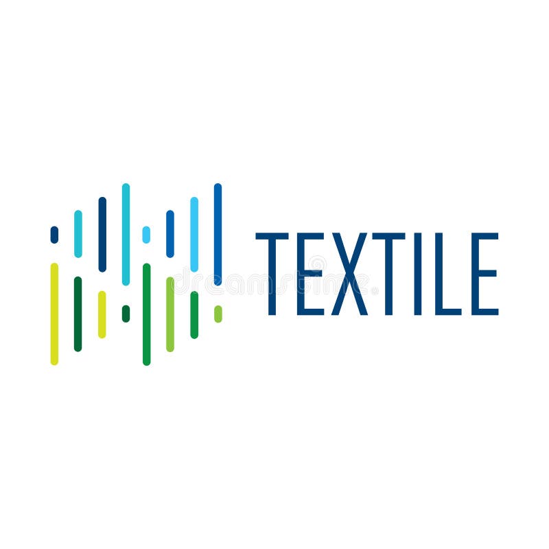 Vector Logo of Textile Fabric and Sewing Stock Illustration ...