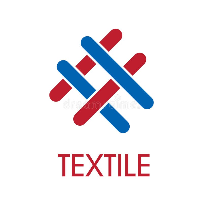 Vector Logo of Textile Fabric and Sewing Stock Illustration ...
