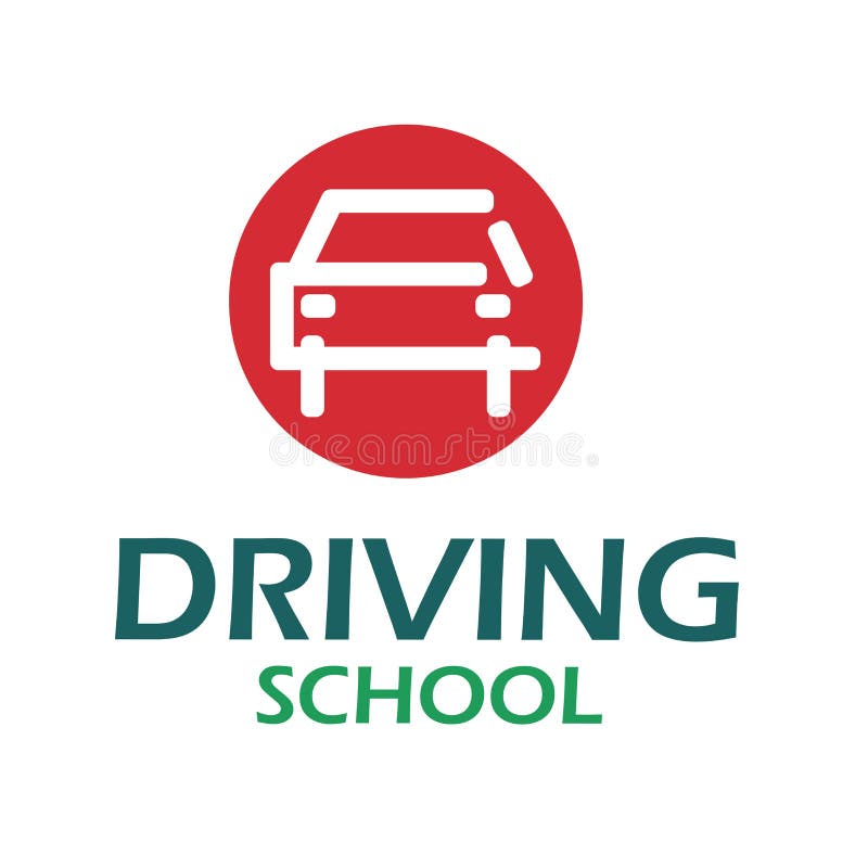 Vector Logo on the Theme of Driving School, Car Stock Vector ...