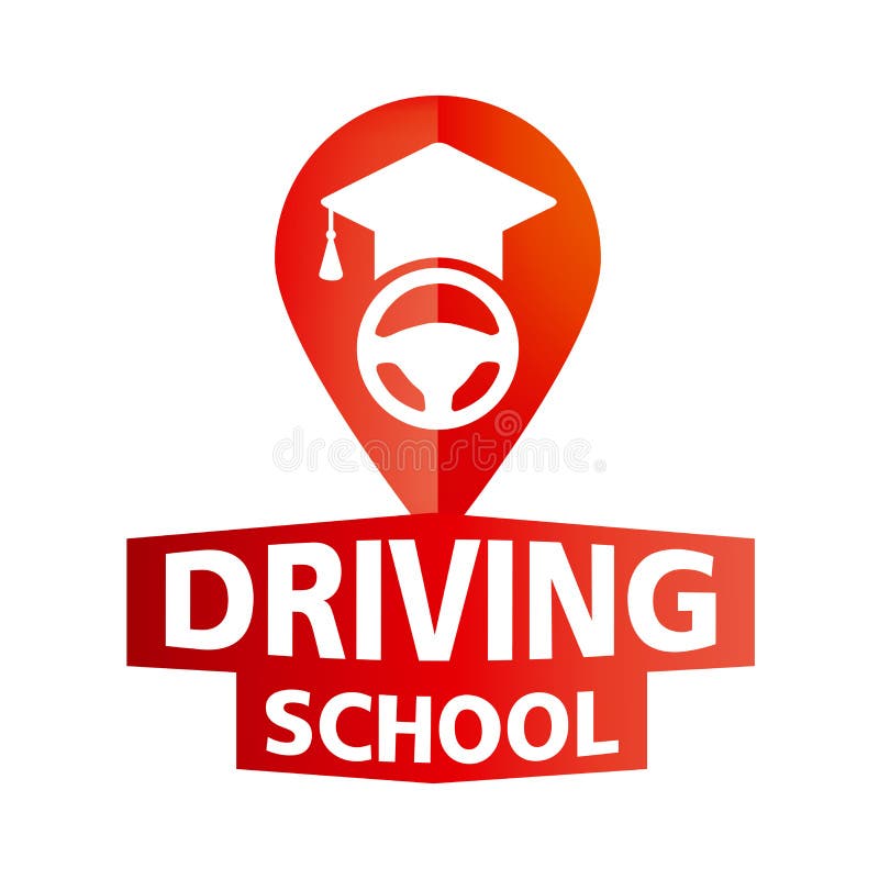 Vector Logo on the Theme of Driving School, Car Stock Vector ...