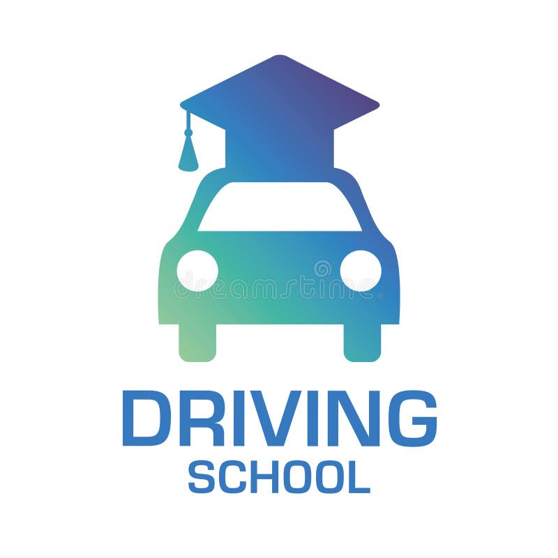 Logo of Driving School, Car and Mechanic Stock Vector - Illustration of ...
