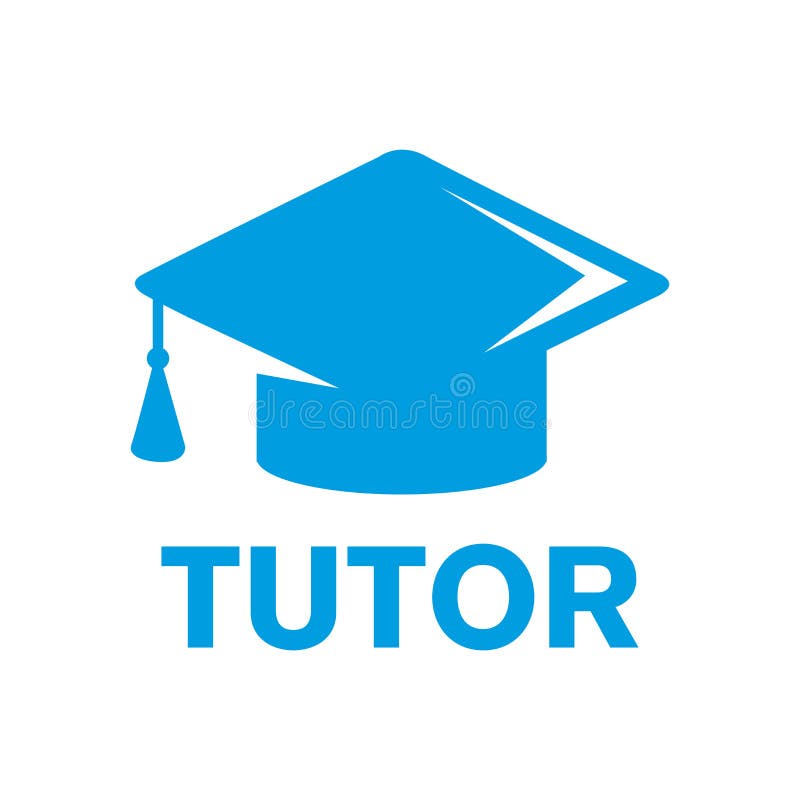 Vector Logo of a Tutor and Educational Courses Stock Illustration ...