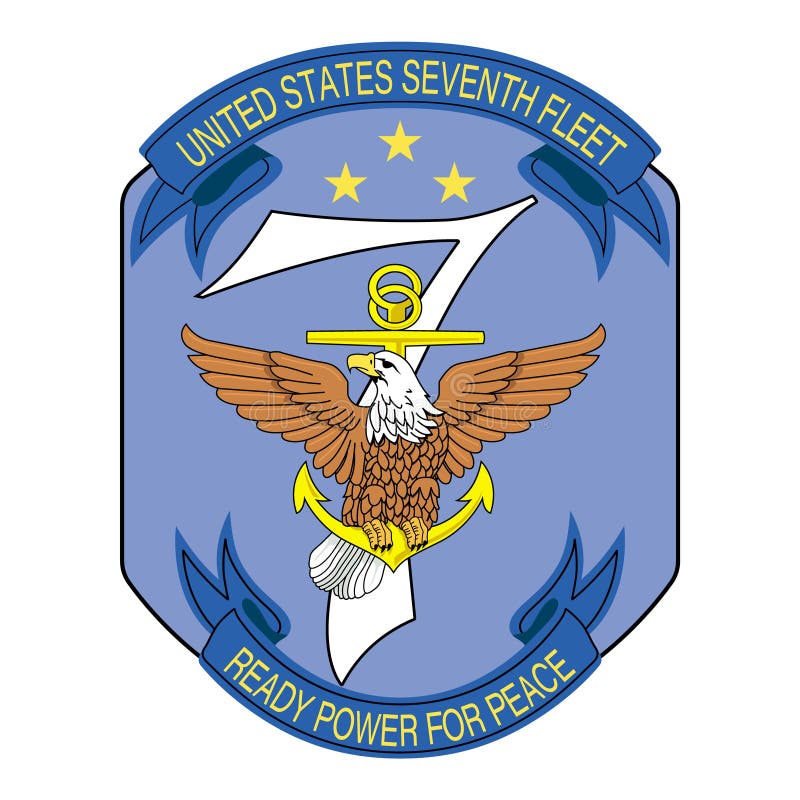 Vector Logo of the United States Seventh Fleet. US Navy Stock Vector ...