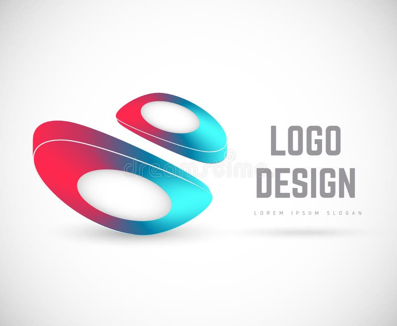 Vector Logo. Universal Emblem. Stock Vector - Illustration of ...