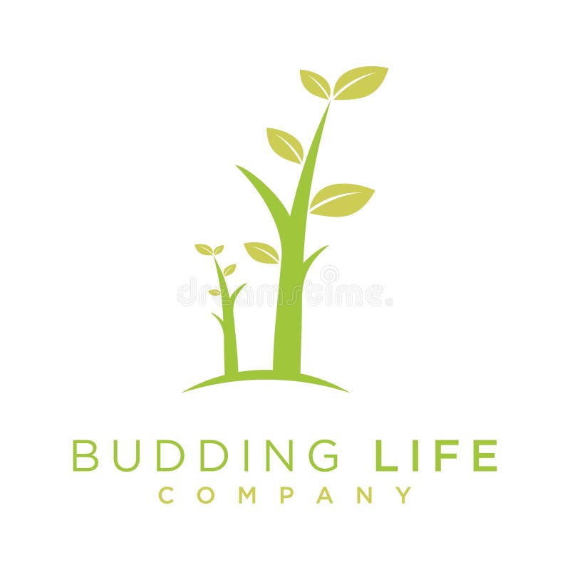 Vector Logo of Vegetation, Modern Minimalist Stock Vector ...