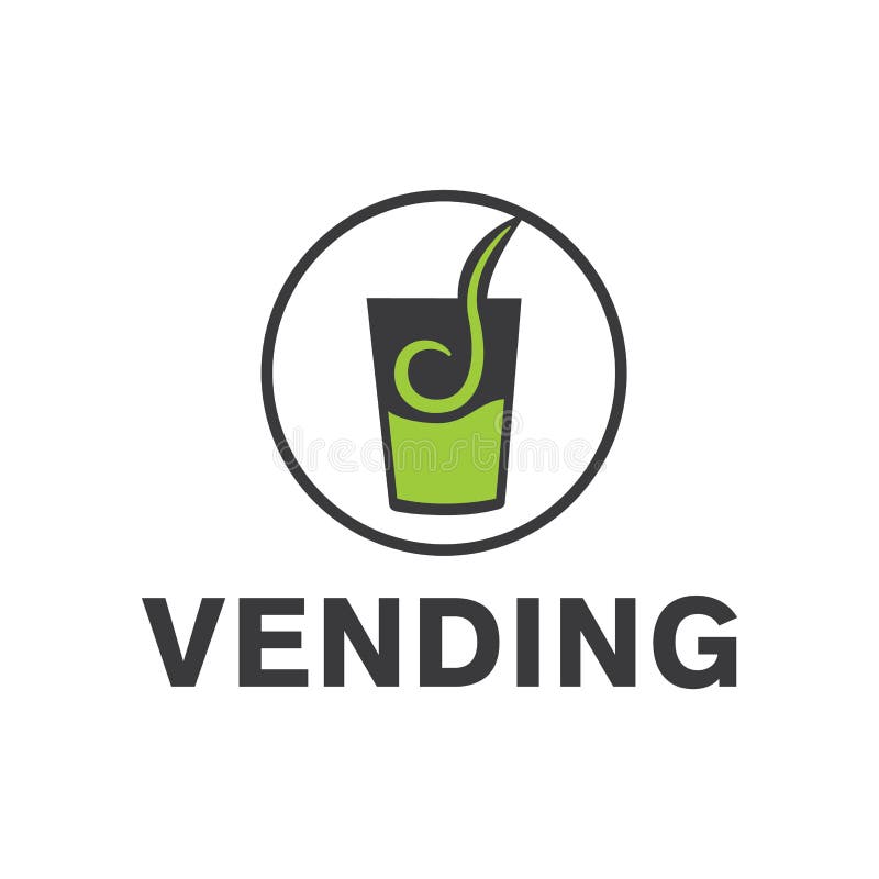 Vector Logo of a Vending Machine with Food Stock Illustration ...