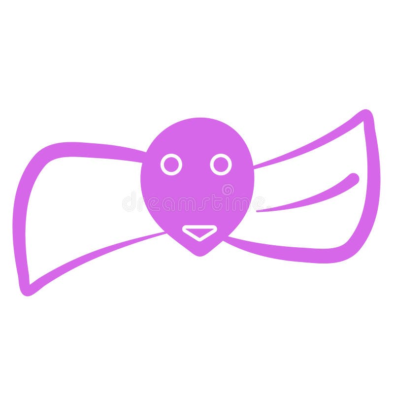 Vector Logo of Violet Face for Icon Design Stock Vector - Illustration ...