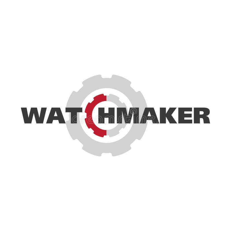 Vector Logo for Watchmaker and Watch Repair Stock Illustration ...