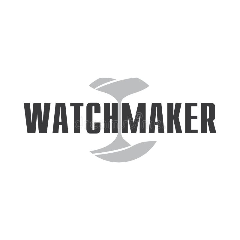 Vector Logo for Watchmaker and Watch Repair Stock Illustration ...