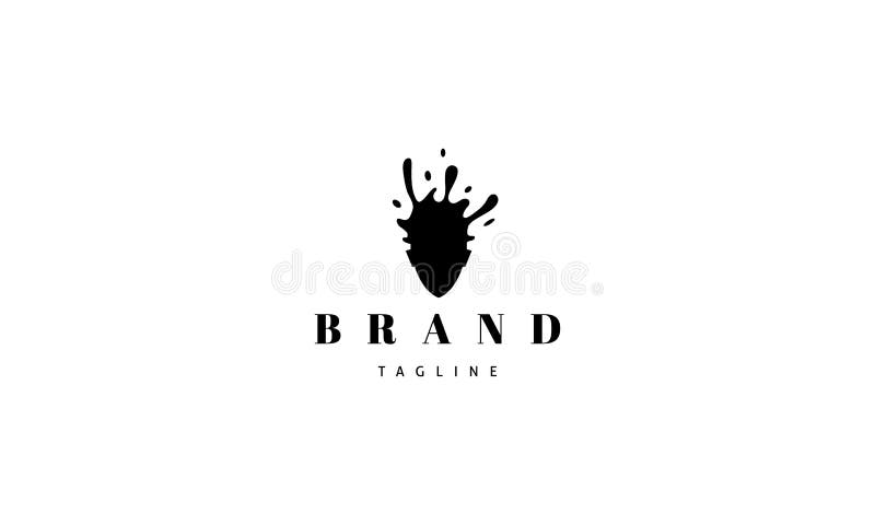 Vector Logo on Which an Abstract Image of an Exploding Head. Stock ...