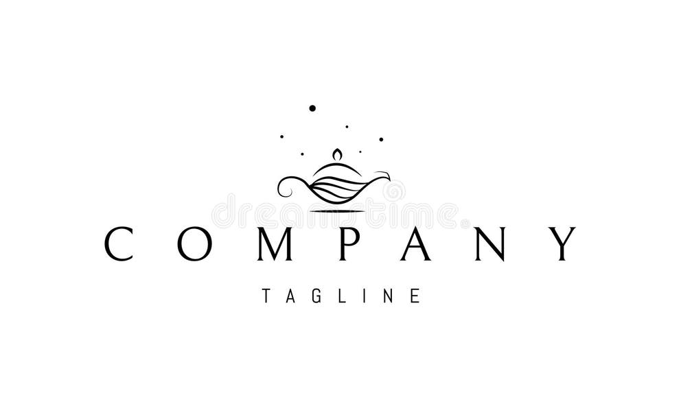 Vector Logo on Which an Abstract Image of a Tea Infuser in the Form of ...