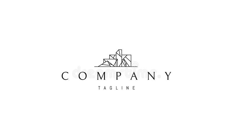 Vector Logo, Which Contains an Abstract Image of a Modern Architectural ...