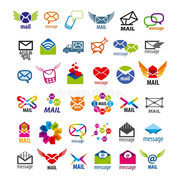 Logos Mail Messages Stock Illustrations – 31 Logos Mail Messages Stock ...