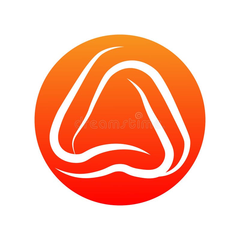 Vector Logos on a White Background Stock Illustration - Illustration of ...