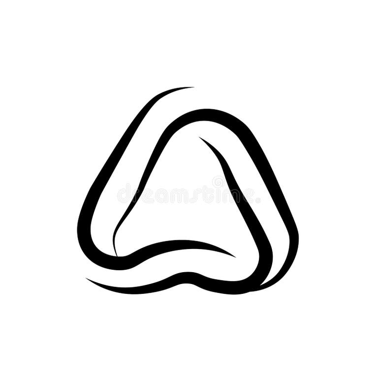 Vector Logos on a White Background Stock Illustration - Illustration of ...