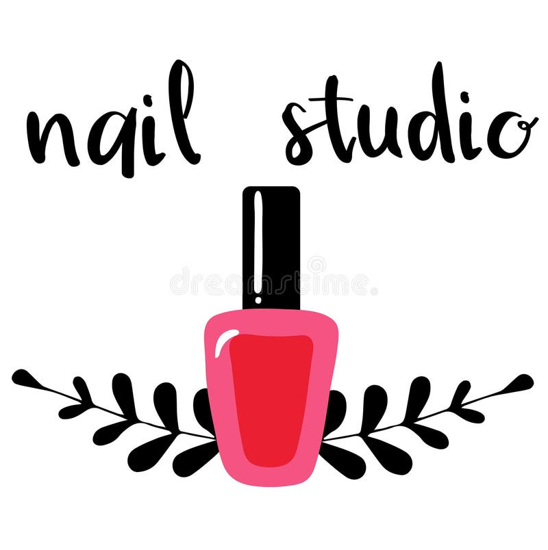 Vector Logotype Design for Nail Salon, Studio, Bar, Spa, Boutique. Nail ...