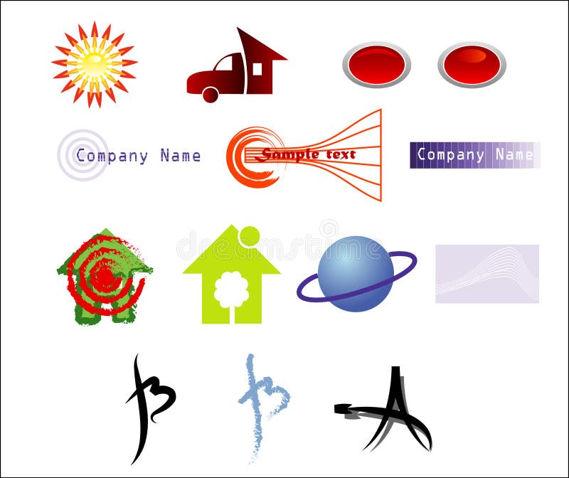 Vector logotype pattern stock vector. Illustration of estate - 9733363