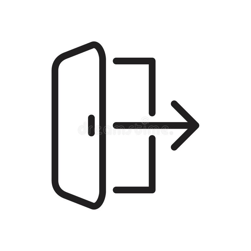 Vector Logout Icon Stock Illustrations – 2,582 Vector Logout Icon Stock ...