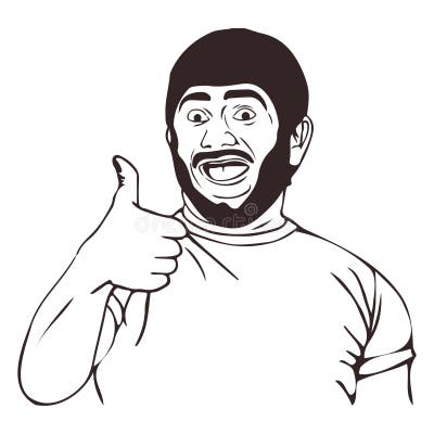 Vector LOL Happy Guy Meme Face for Any Design. Eps 10. Stock Vector ...