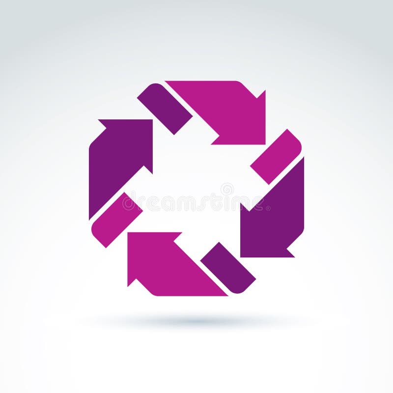 Circulation and Rotation Isometric Concept with Black Cyclic Arrows in ...