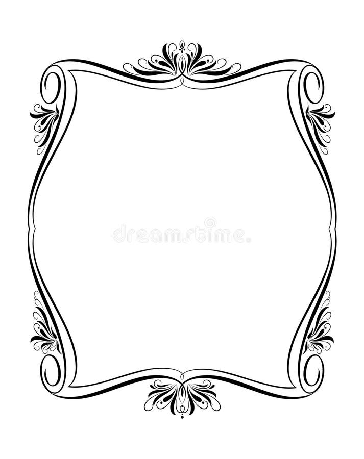 Vector Los Marcos Decorativos Ilustración del Vector - Ilustración de ...