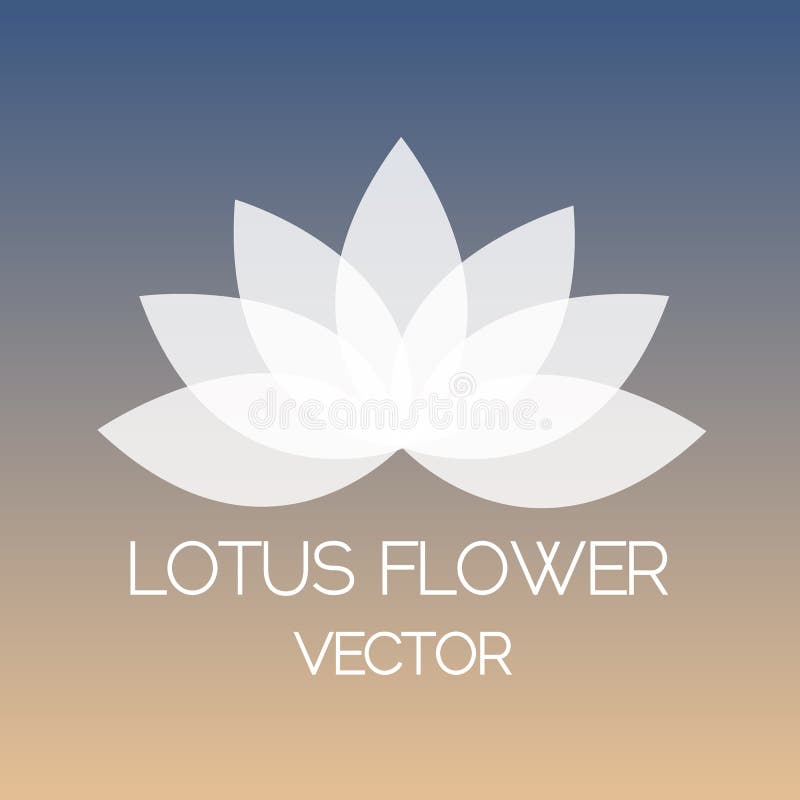 Ejemplo De Lotus Flower Natural Logos Set Del Vector Ilustración del ...
