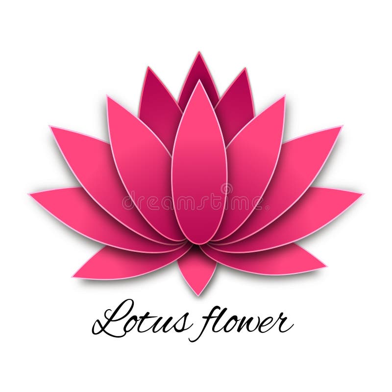 Beautiful Lotus Flower Symbol Stock Illustrations – 21,260 Beautiful ...